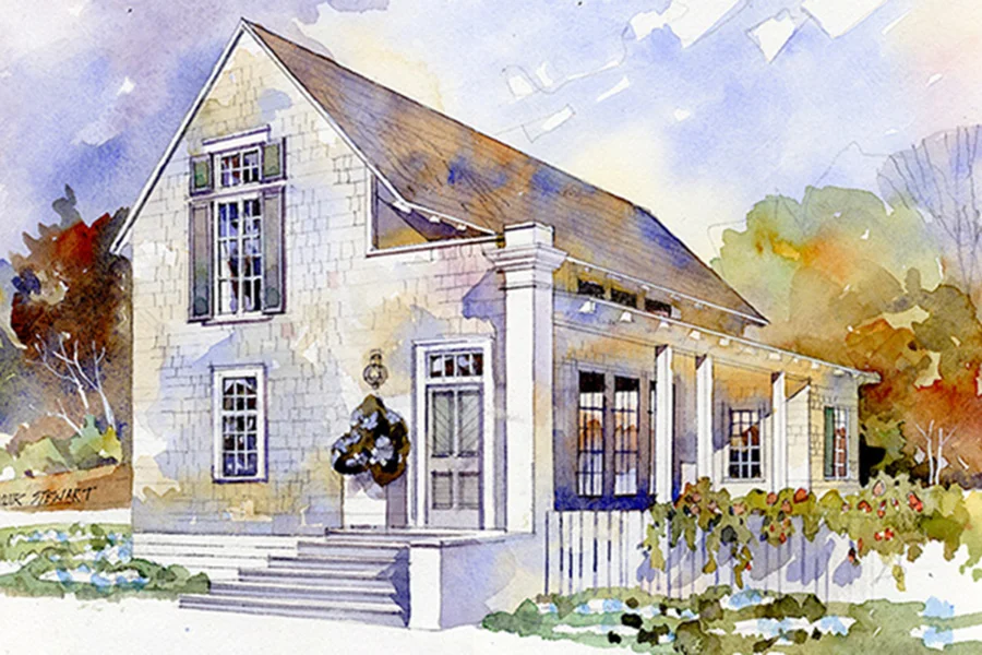 Rosebud Cottage House Plan | Southern Living House Plans